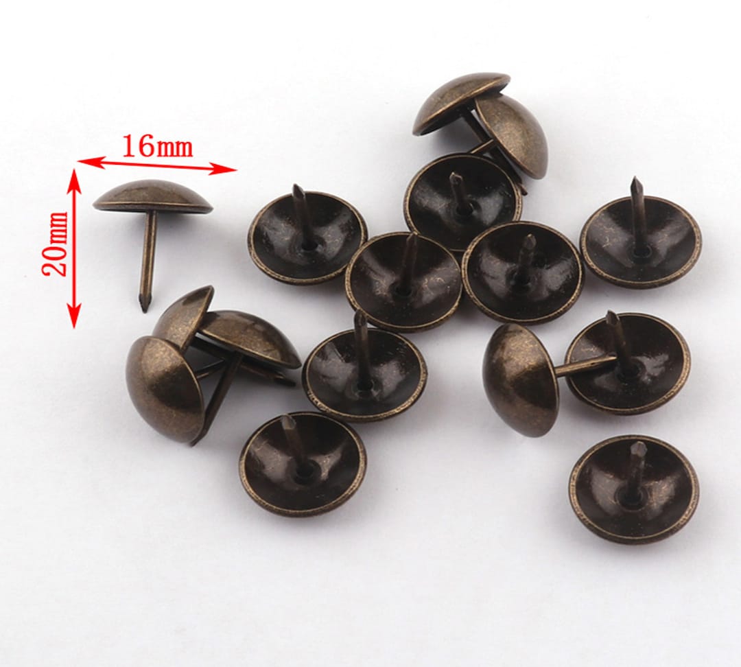 Antique Bronze Sofa Nail Push Pins,upholstery Nails,leather Tacks ...