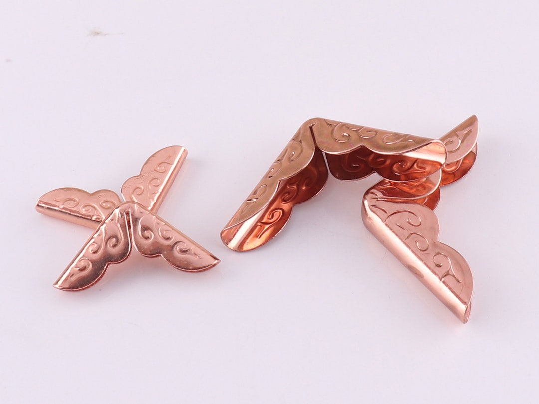 Corner Protector Corner Bracket Embossed Rose Gold Corner Tips - Etsy