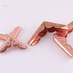 Corner Protector Corner Bracket Embossed Rose Gold Corner Tips - Etsy