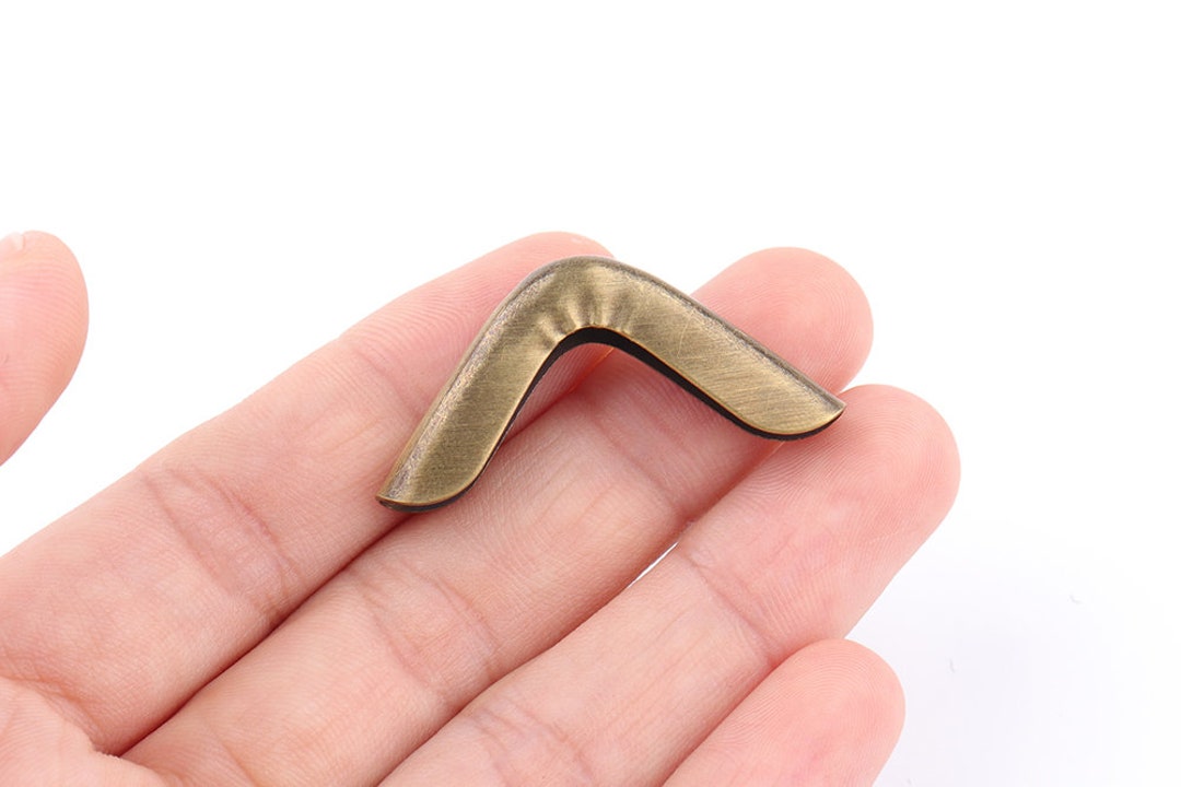 20pcs Bronze Corner Protectors 28mm Metal Corners Bookbinding Corner ...