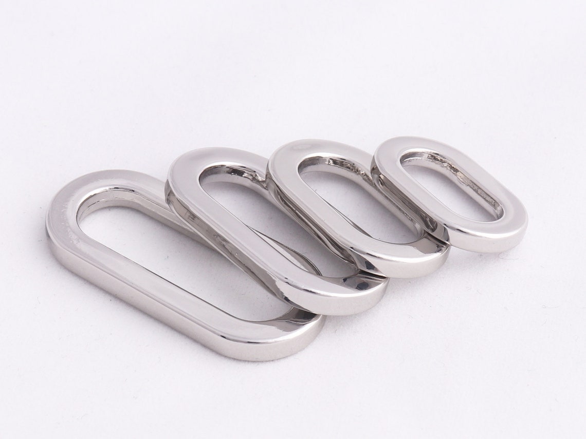 Oval O Rings Purse Rings/loops Flat O Rings Oval Buckle Strap - Etsy