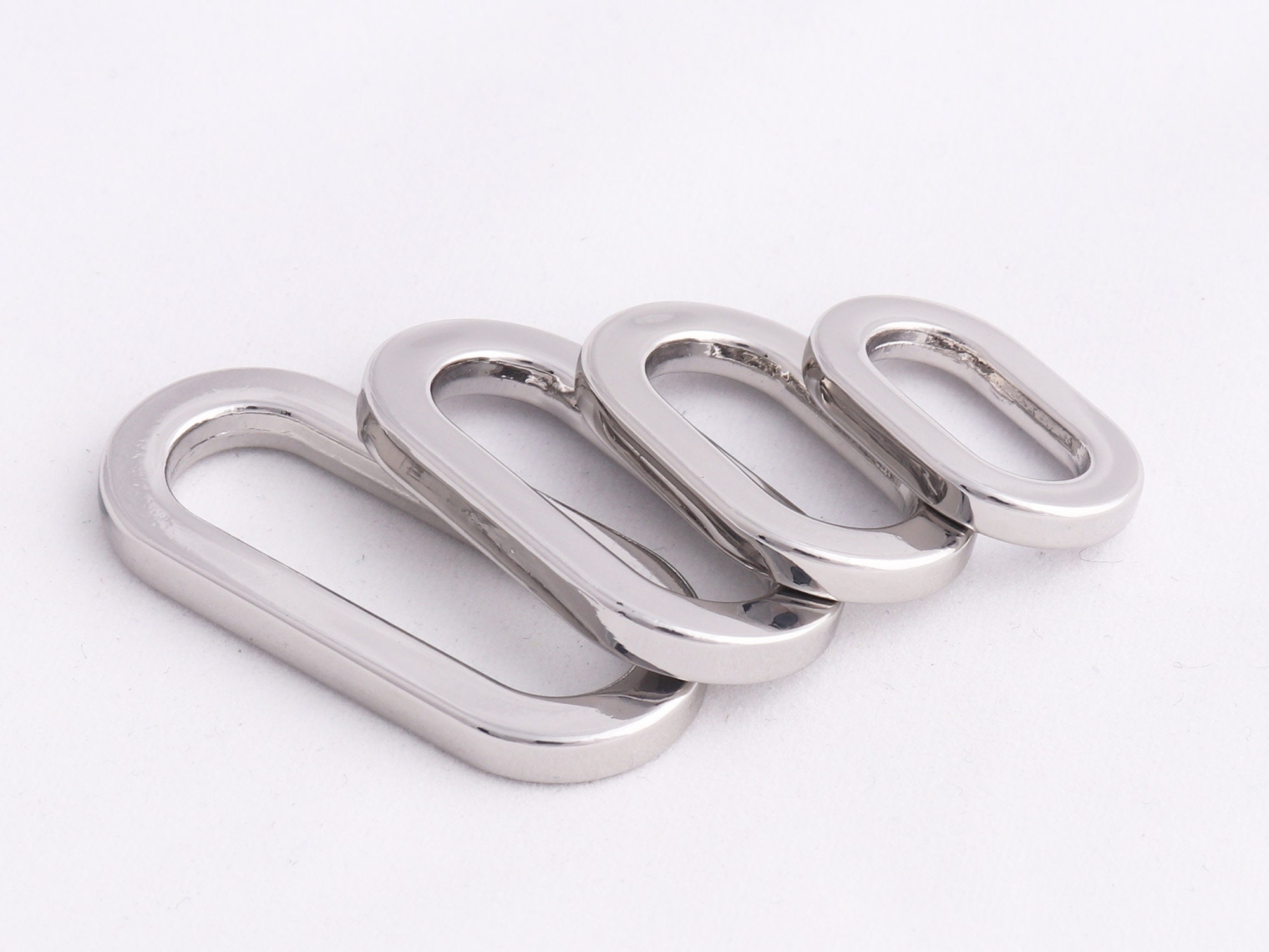 Oval O Rings Purse Rings/loops Flat O Rings Oval Buckle Strap - Etsy