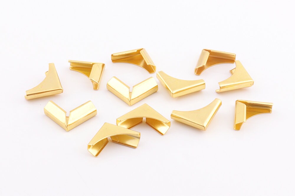 30pcs corner protectors 15mm Metal corners gold coeners | Etsy