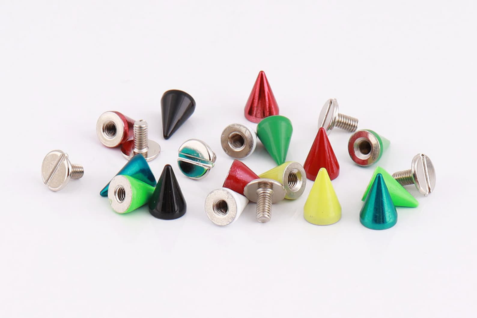 8set Mixed Color Bullet Rivet Spike Screw Rivets Fastening - Etsy