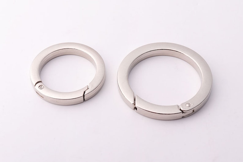 Silver O-rings 35mm 43mm Spring Gate Ring Large O Rings Spring | Etsy