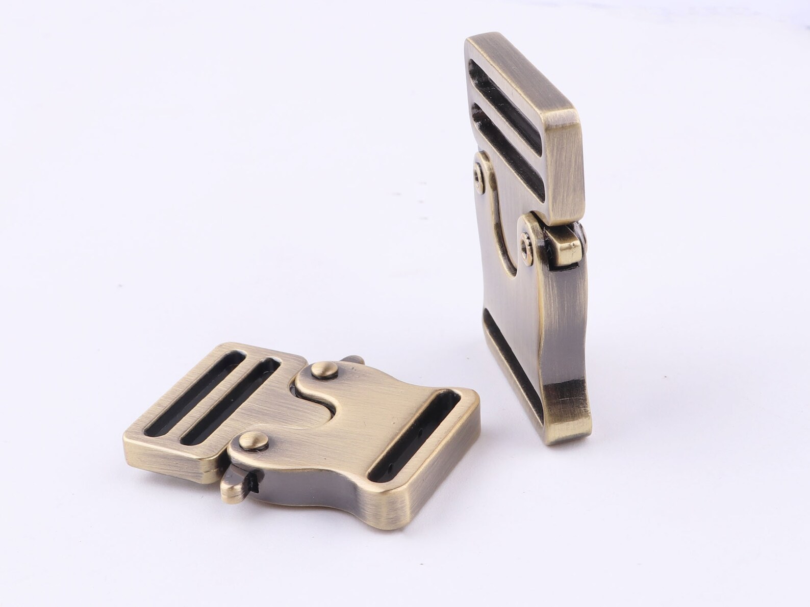 Bronze Side Release Buckle Seat Belt Buckle Locks Strap Buckles for 20 ...