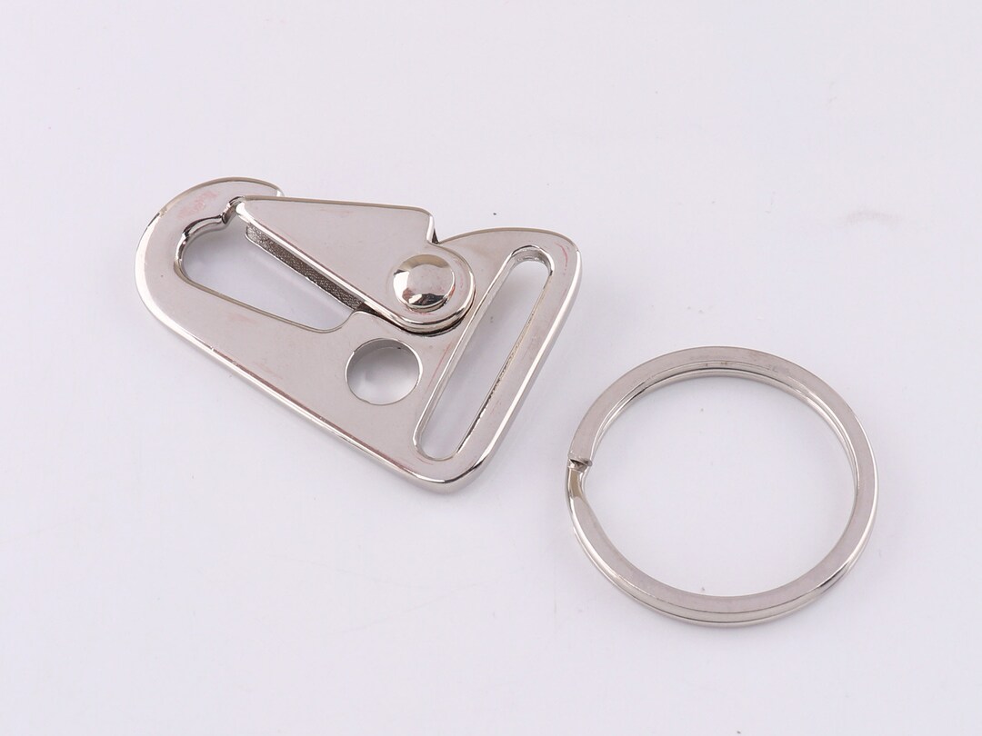 Key Fob,spring Hook Snap Clasp With Key Ring Carabiner Key Fob, Keyring ...