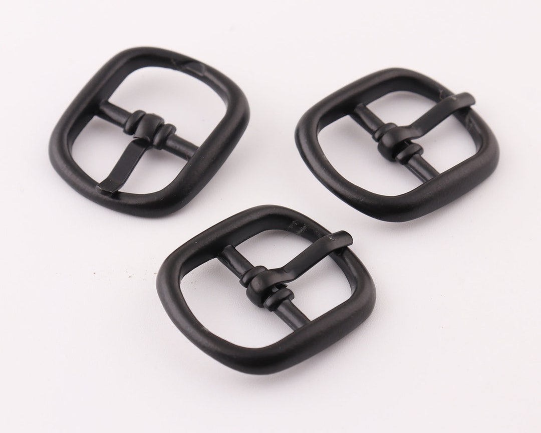 10pcs 5/8inch 14mmblack Adjustable Slide Buckle Belt - Etsy