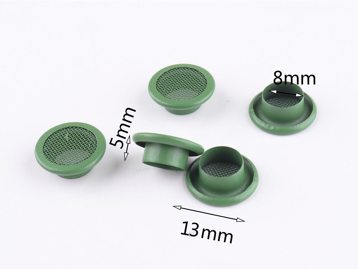 Green Eyelet Grommet Mesh Grommets Round Metal Eyelets Brass Eyelet ...