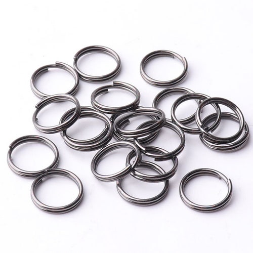 100pcs Jump Rings 10mm Double Loops Bulk Jump Ring Split Ring - Etsy