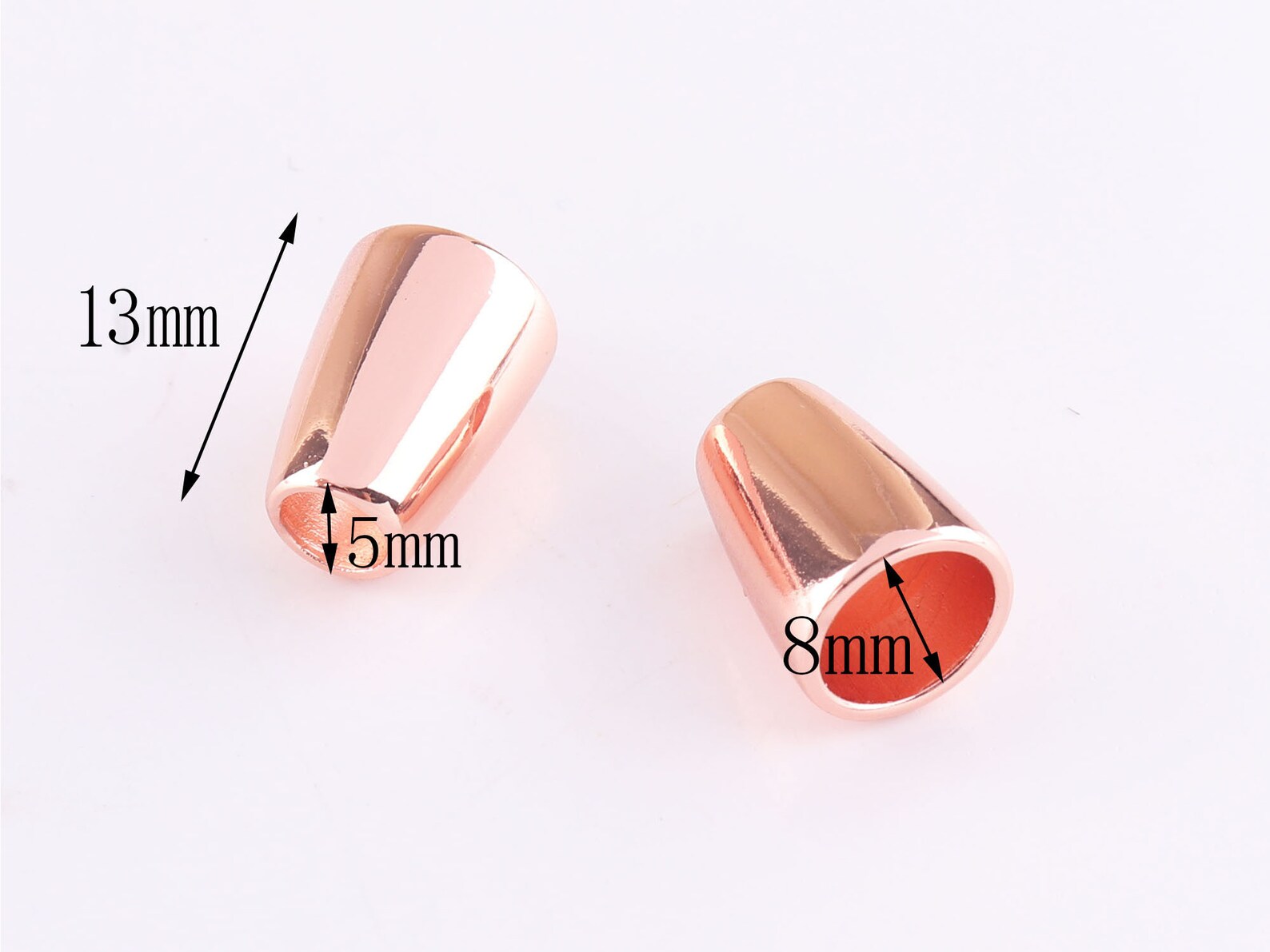 End Caps Cone Caps Bead End Cap Tassel Cap Cord Ends Metal | Etsy