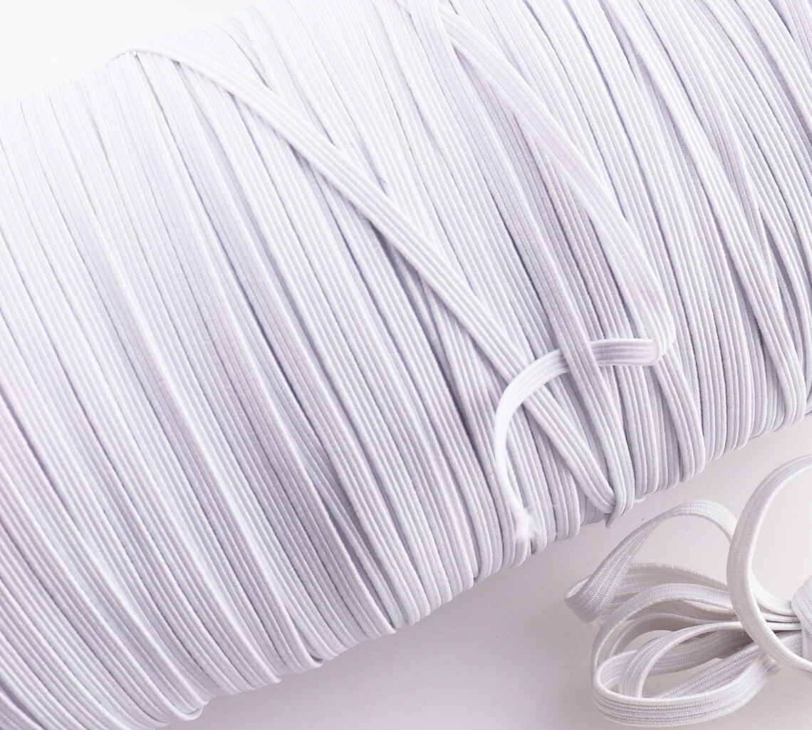 100yards 3-7mm Elastic Cord Elastic Bands Flat Elastic Cord - Etsy
