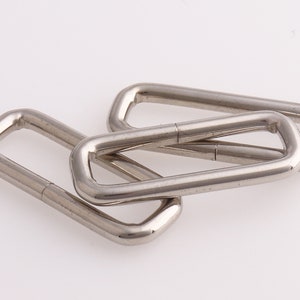 Rectangle Rings Strap Slider Purse Rings Adjuster Wire Rectangle Ring ...