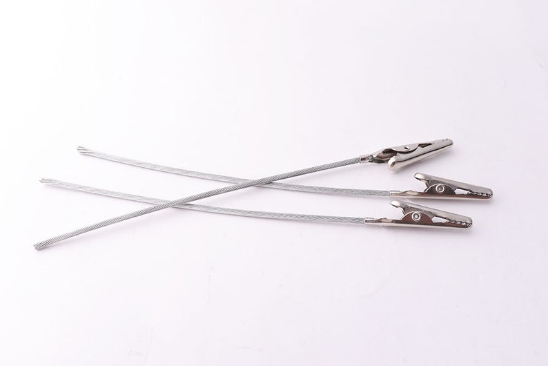 10pcs Silver Clips With Teeth Clamps Metal Clips Single Prong - Etsy