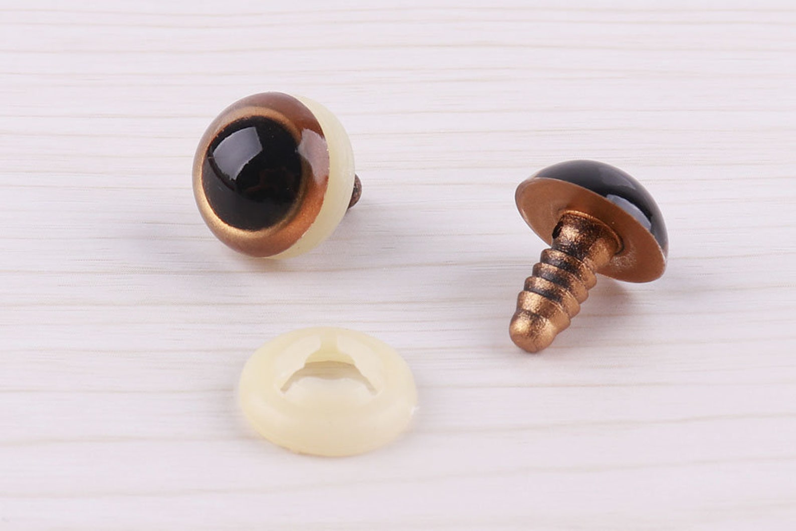 10pcs Plastic Eyes With Washers 15mm Amigurumi Eyes Brown - Etsy