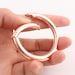 O Rings Spring Gate Ring Rose Gold Round Spring Ring Clasps - Etsy