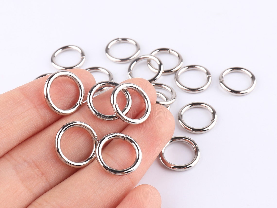 Silver O Rings Small O-rings Buckles Seamed Rings Jewelry | Etsy