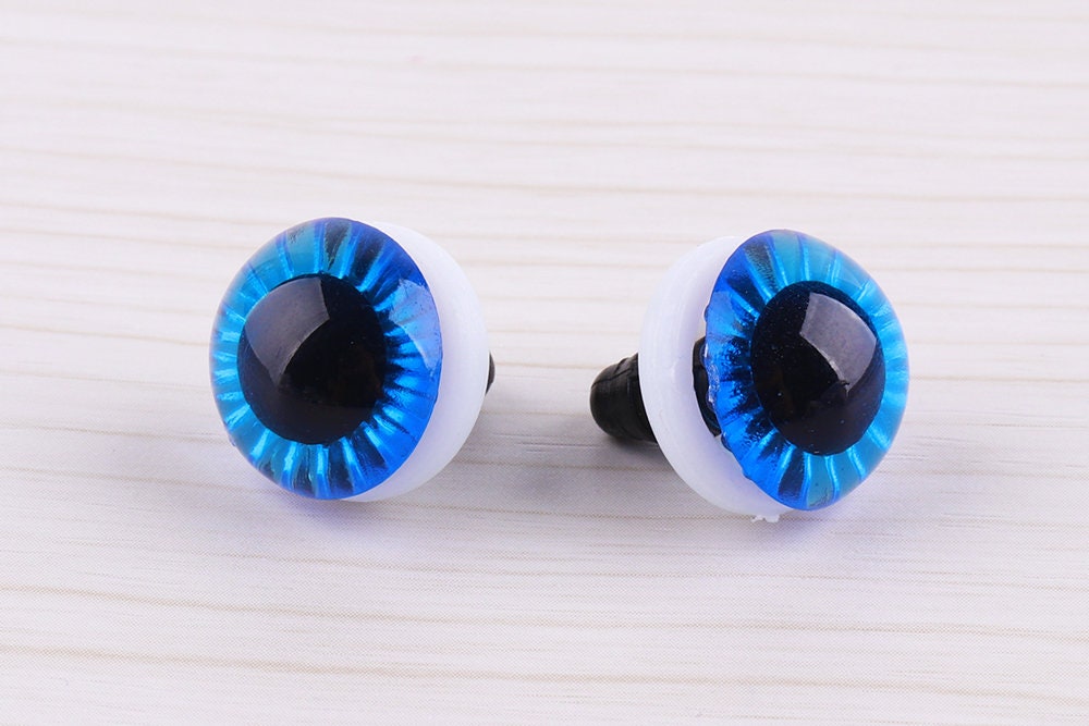 5pairs Blue Safety Eyes 15mm Toy Safety Eyes Amigurumi Eyes | Etsy