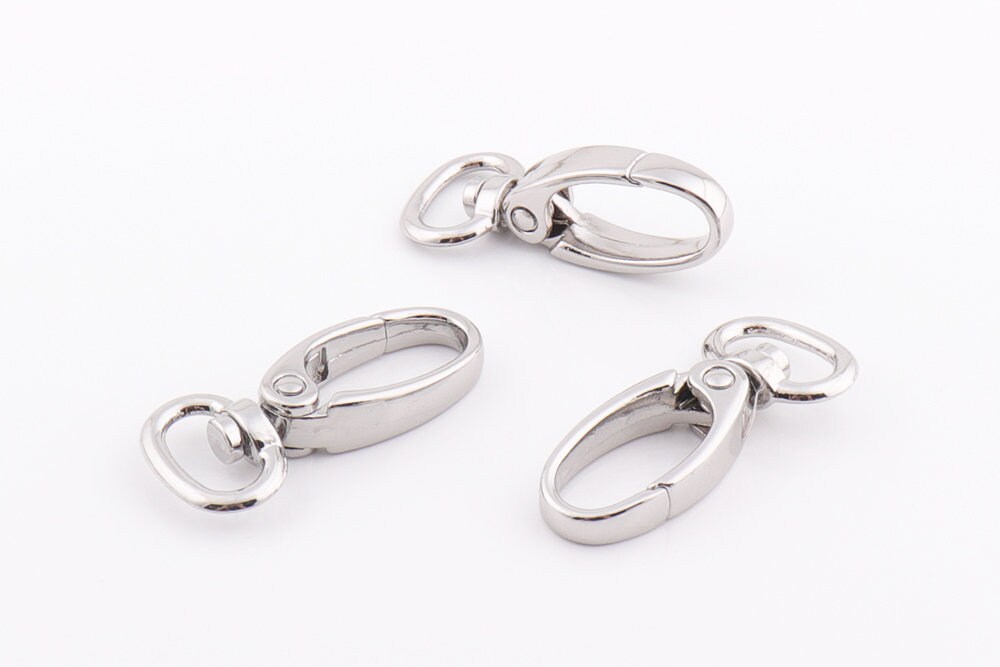 Swivel Clasp 1/2"inch (13mm) Swivel Hook Push Gate Snap Hook Purse ...