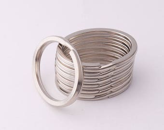 Silver Lobster Claw Clasp Swivel Hook Keychain Split Key - Etsy