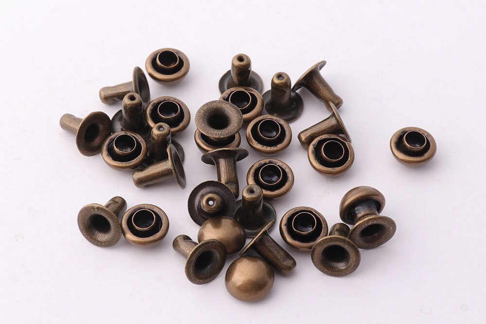 50pcs 6mm Small Rivets Dome Rivets Mushroom Rivets Rapid - Etsy