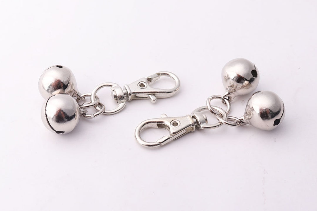 10pcs Lobster Swivel Clasps With Jingle Bells for Keyring Key Chain Key ...