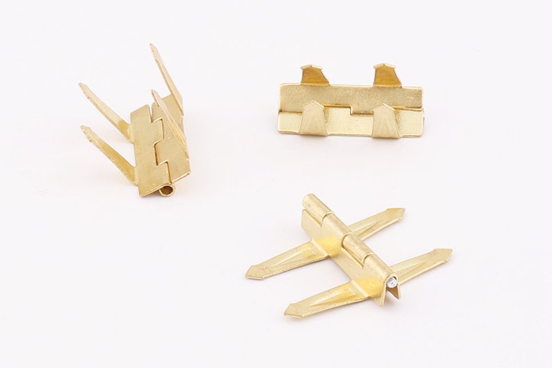 10pcs Gold Hinges Butterfly Hinges Metal Box Hinges Jewelry - Etsy