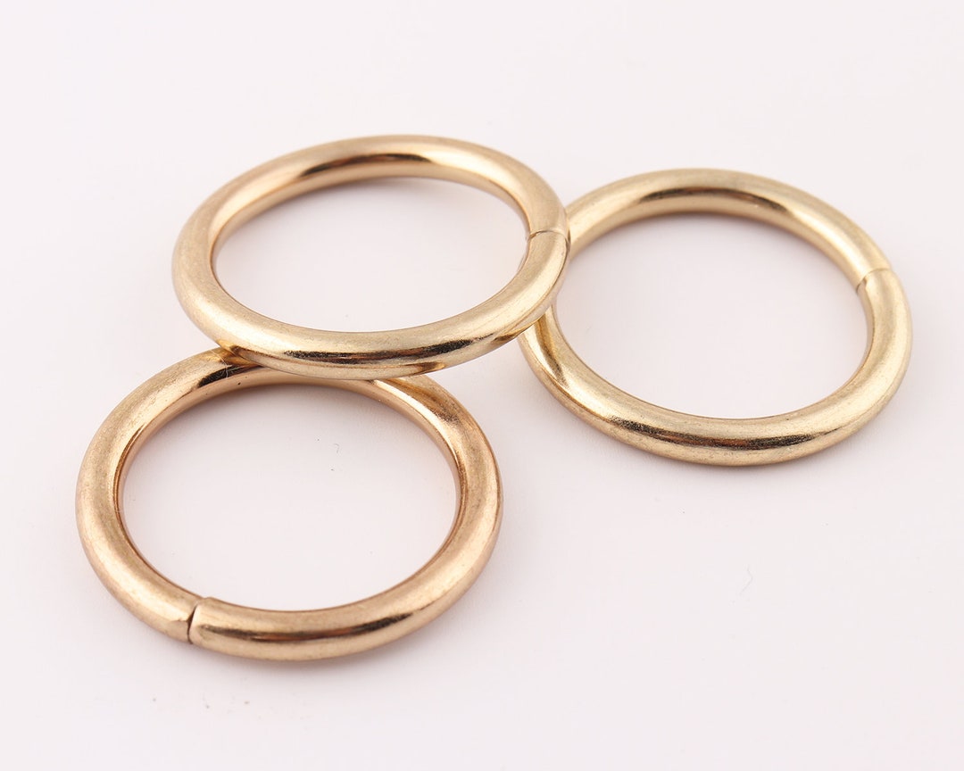 10pcs 125mm Light Gold Round Rings O Ring Purse Ring - Etsy