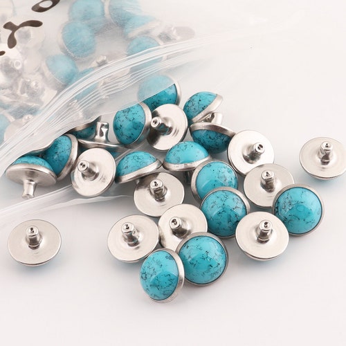 Rhinestone Rivets Marble Decorative Rivet Single Cap Rivets - Etsy