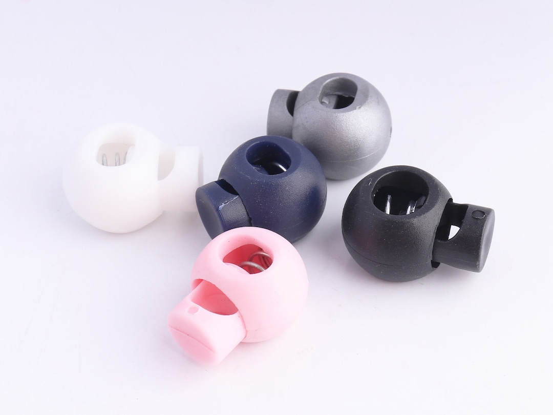 Plastic Cord Stopper Locks Single Hole Toggle Cylinder Cord Lock for ...