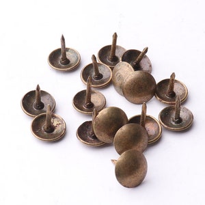 30pcs Round Tacks Upholstery Tacks Nails Thumb Tacks Upholstery ...