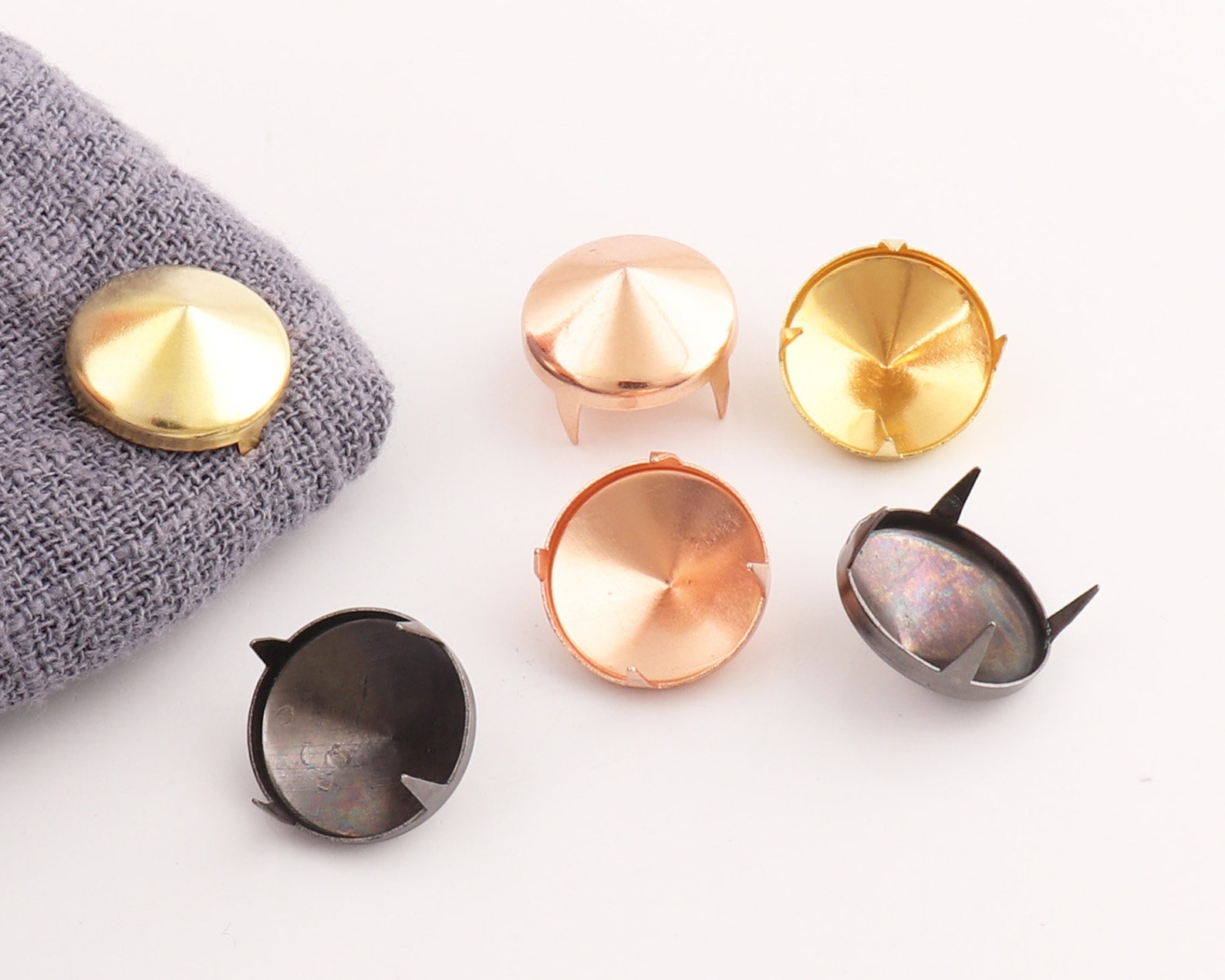 RIVETS Prong Studs Prong Snaps Nail Head Jewelry Clothing - Etsy