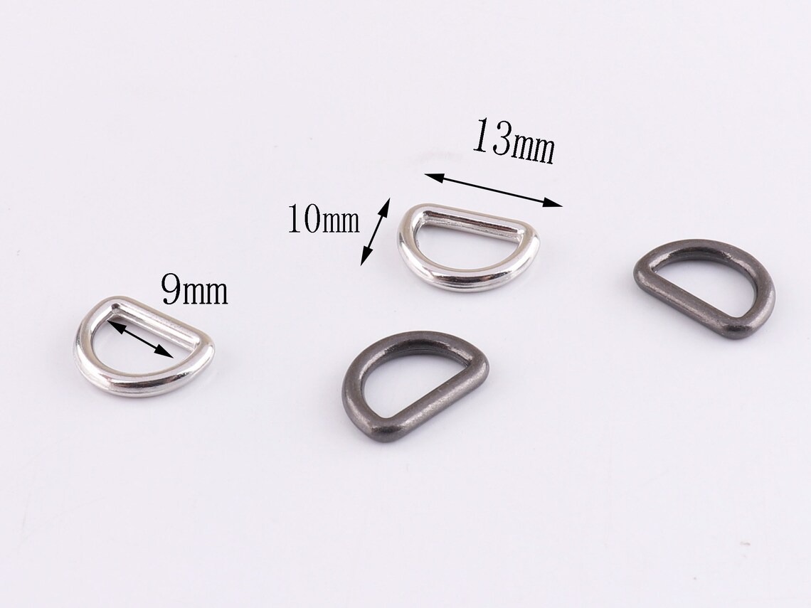 Mini D Rings Silver D Rings Buckle 3/89mm Small D Ring - Etsy