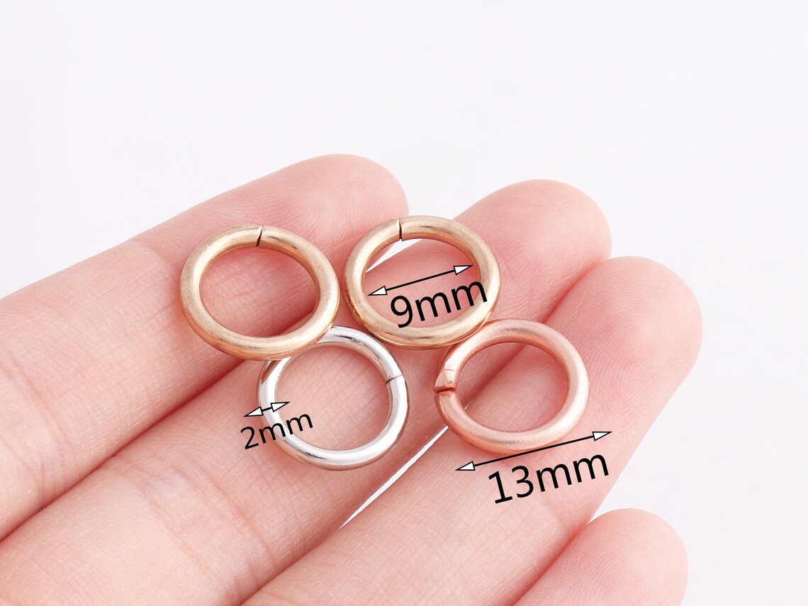 O Rings Split O Rings Open Jump Rings Round Rings Connector - Etsy
