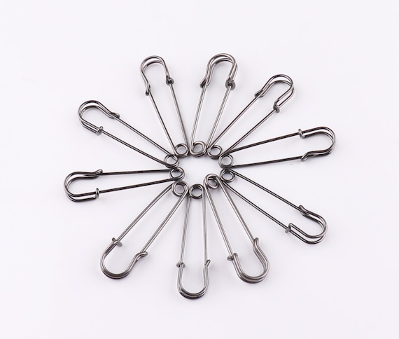 Safety Pins Gunmetal Removable Locking Stitch Markers Sewing | Etsy