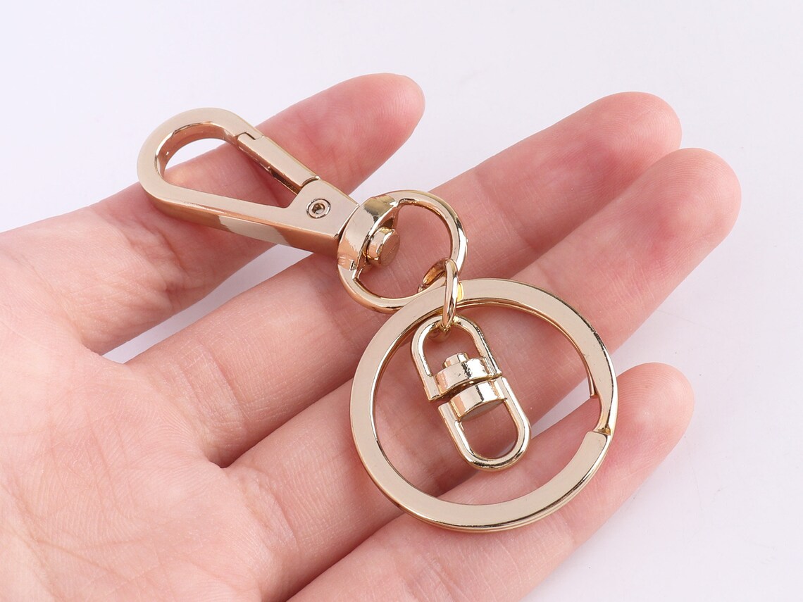 Keychain With Clip Snap Hook Key Rings Purse Hook Split | Etsy