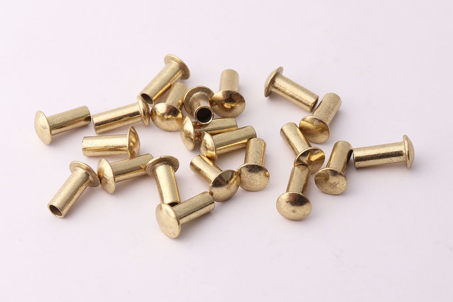 50pcs Gold Rivets 5mmw8mmh Single Cap Rivets Rapid Rivets - Etsy