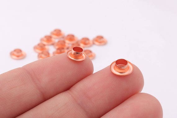 100pcs Eyelets Grommet 7mm 8mm Metal Grommets Eyelet for Bead - Etsy