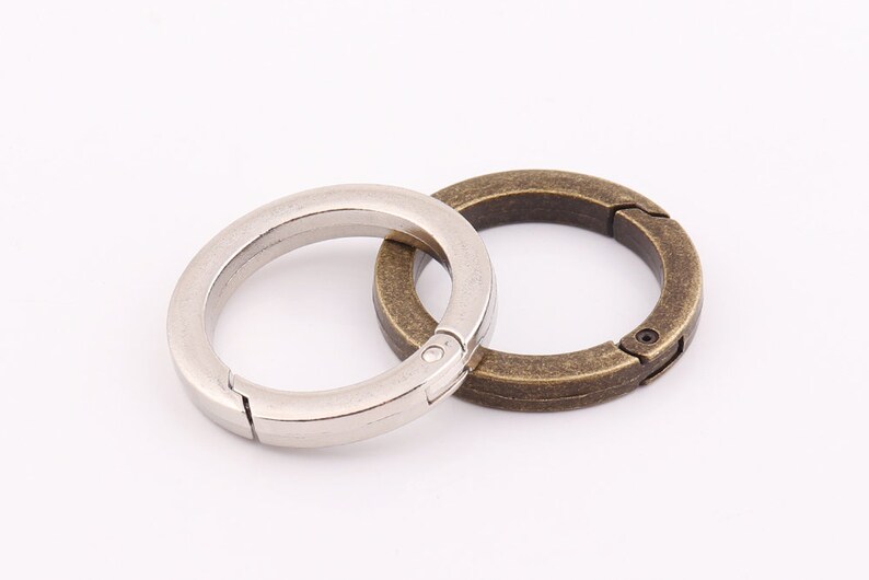 6pcs 1inch Spring Gate Rings Spring Ring Clasp Spring O - Etsy