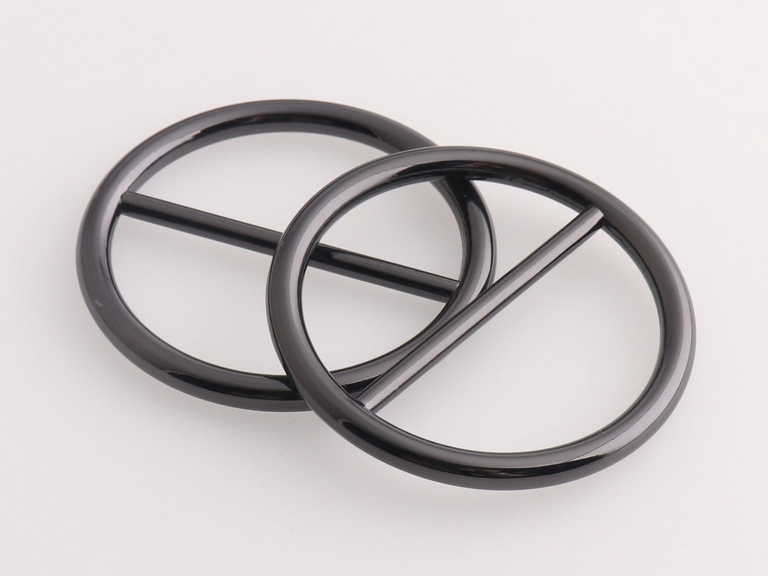 Round Belt Buckle Strap Buckles Slider Adjuster Buckle Strap Slide ...