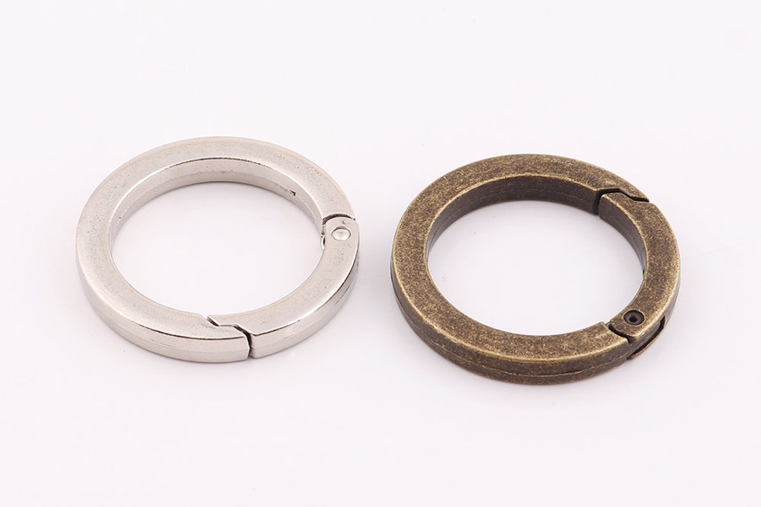 6pcs 1"inch Spring Gate Rings Spring Ring Clasp Spring O Rings Spring ...