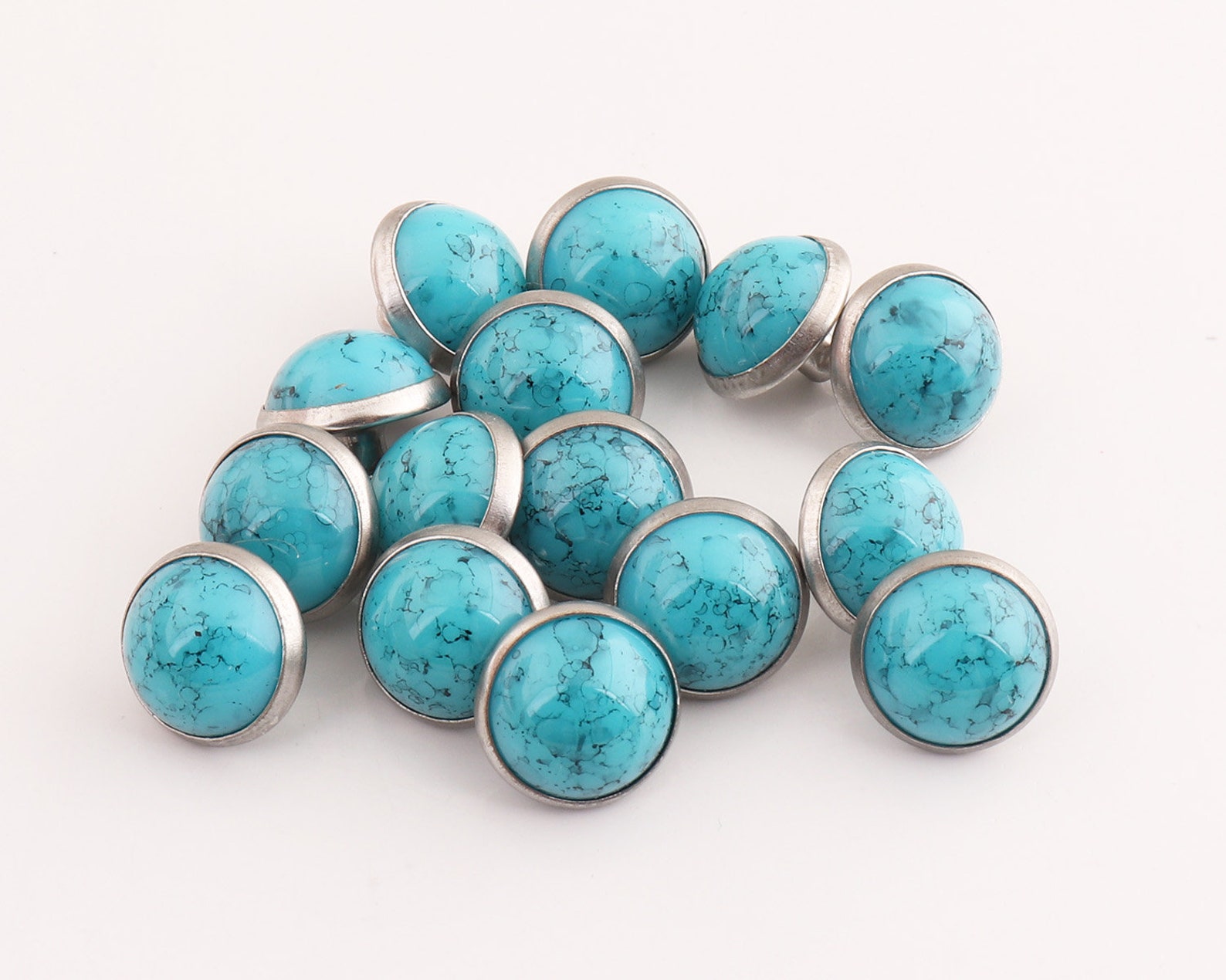 Rhinestone Rivets Marble Decorative Rivet Single Cap Rivets Rapid ...