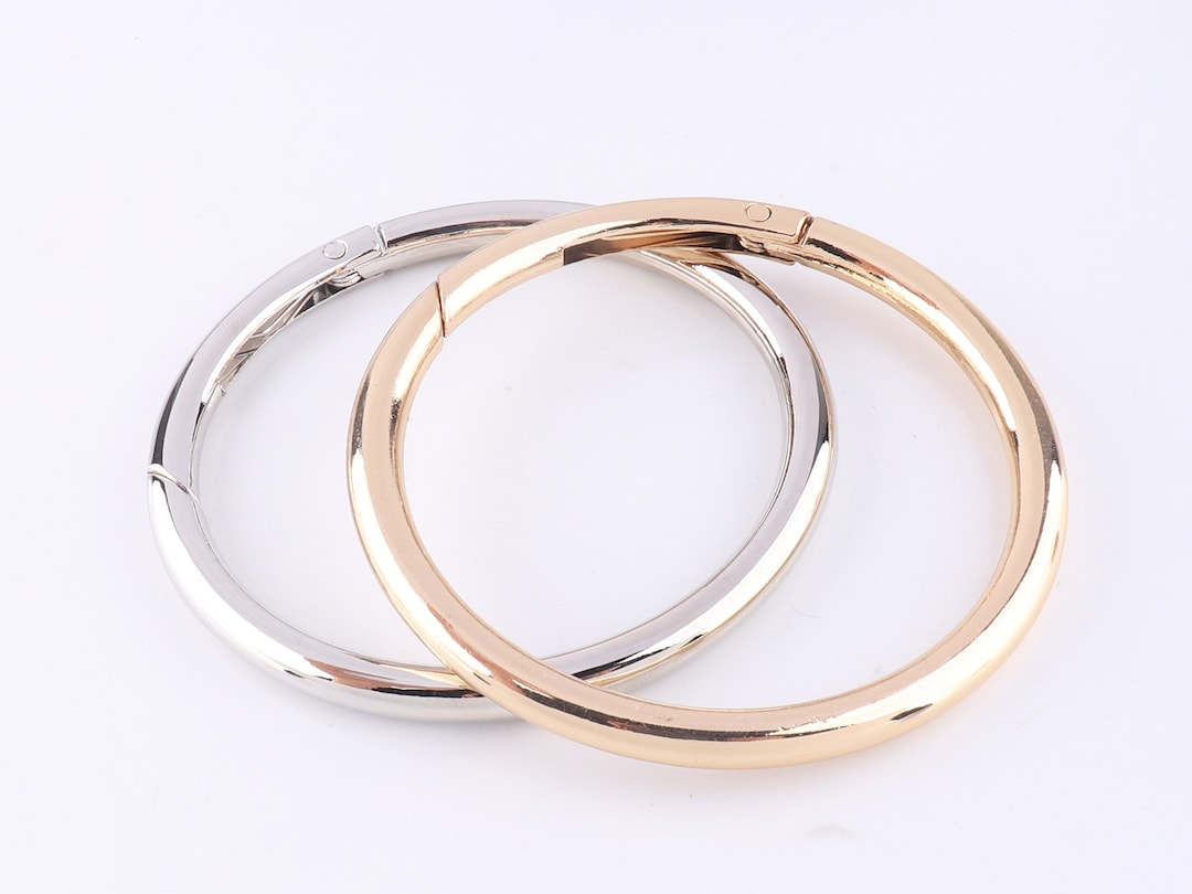 Large Spring Gate Ring O Ring Round Gate Ring Spring Ring Clasp Push ...