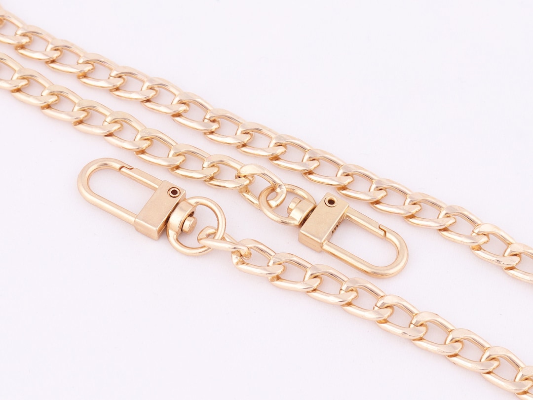 Curb Chain Purse Strap Chain Bag Chain Flat Link Chain With Swivel ...
