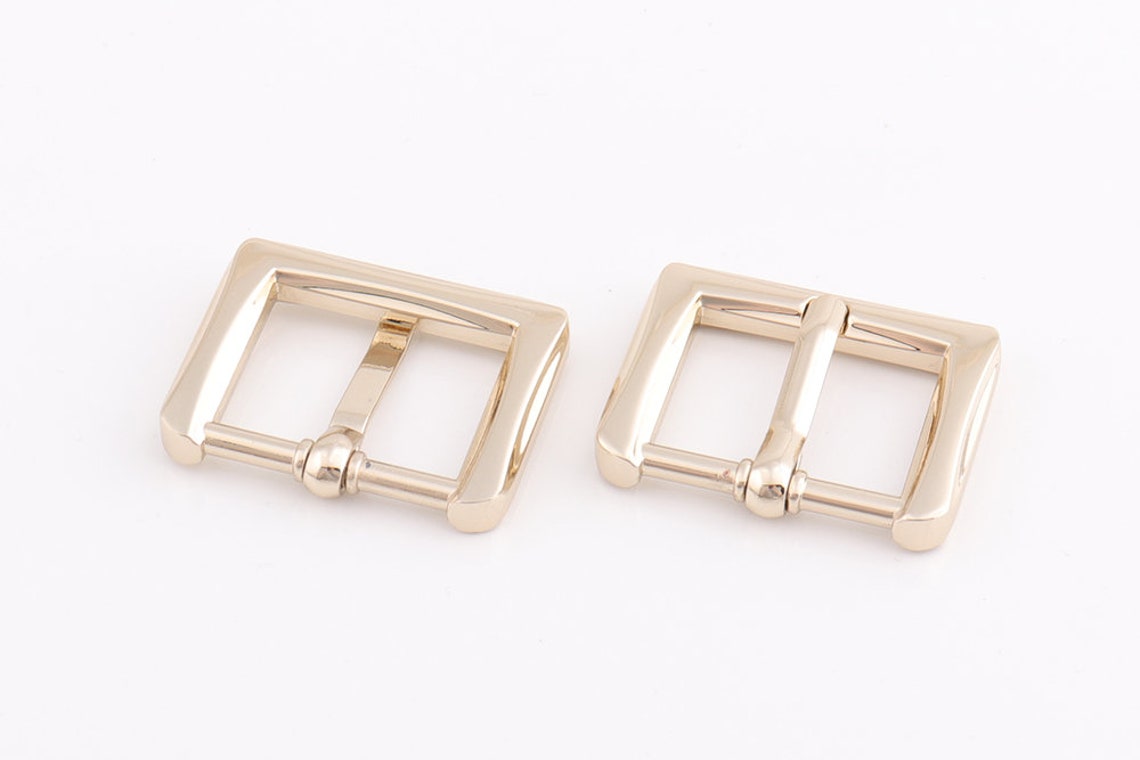 7/8''inch 23mm Center Bar Buckle Light Gold Pin - Etsy