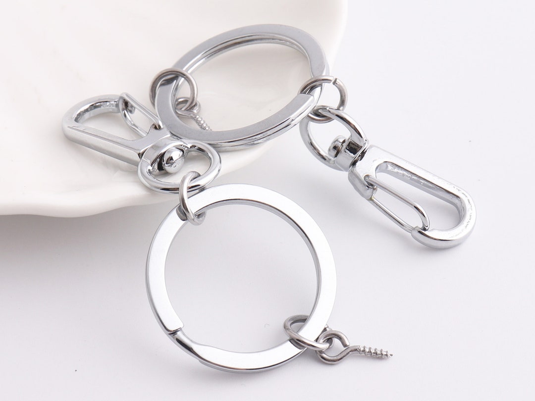 Keychain Keyrings Keychain Hardware Key Holder Keyring With Swivel ...