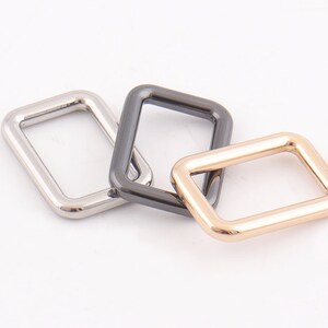 12mm(1/2") Rectangular Rings Strap Rectangle Ring Rectangular Ring ...