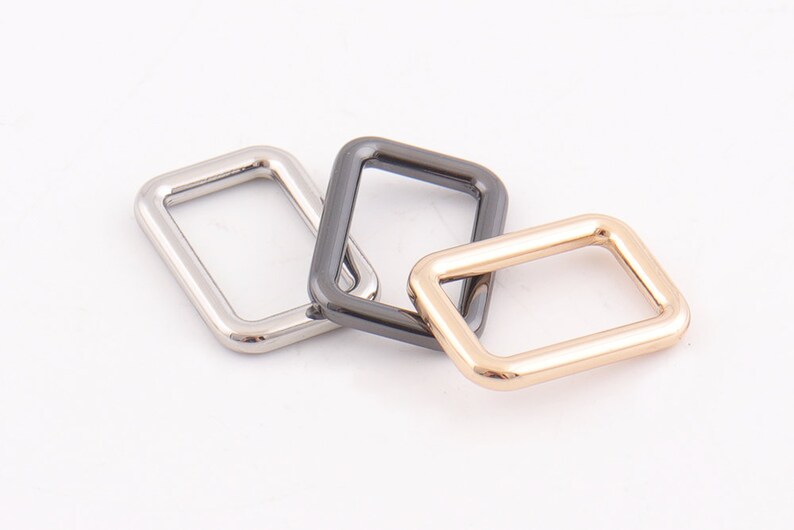 12mm(1/2") Rectangular Rings Strap Rectangle Ring Rectangular Ring ...