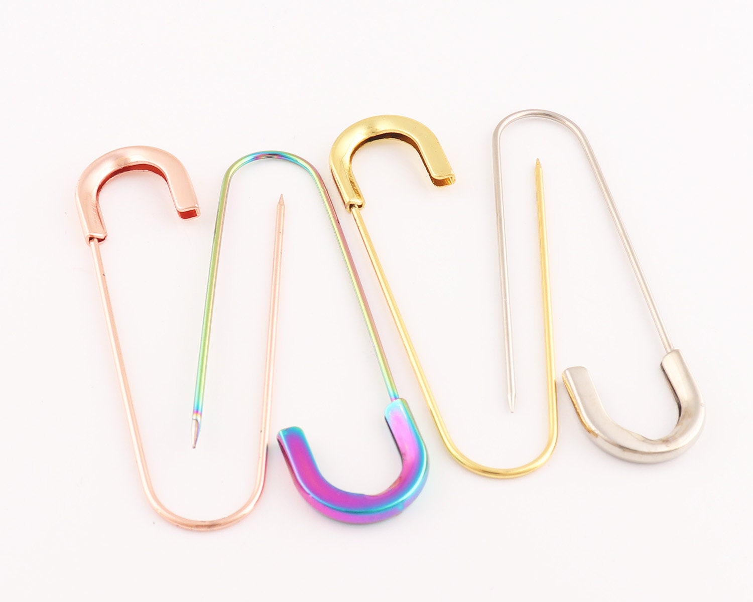 Safety Pins Big Pins Kilt Pin Brooches Large Kilt No Loops - Etsy