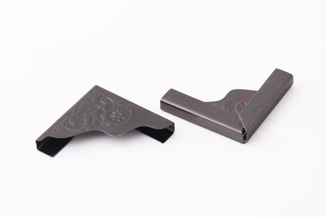 Gunmetal Corner Protector Metal Corners Protectors Bookbinding Corners ...